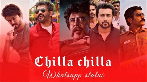 Chilla Chilla Thunivu Whatsapp Status Tamil Youtube