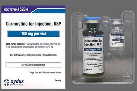Carmustine 100mg Injection Packaging At ₹ 3000 Vial Nitsum In New