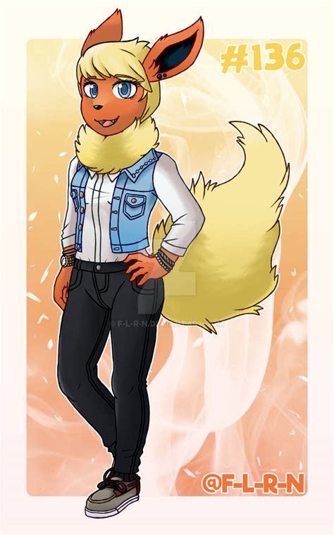 Flareon Girl Pokemonoutfitchallenge By F L R N On Deviantart