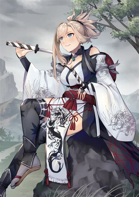 Fate Samurai Remnants Miyamoto Musashi By 中賀エリ Know Your Meme