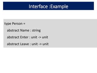 NET F Abstract Class Interface PPT