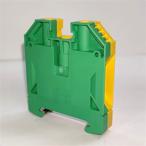 Weidmuller 1010400000 Pe Terminal Block Wpe 16 Green Yellow Clamping Yoke Technology At ₹ 250