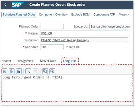 Work Order Long Text Table In Sap At Samantha Sternberg Blog