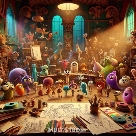 Создание 2d и 3d персонажей для анимации