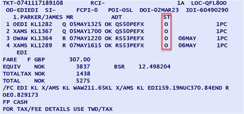 How To Understand E Ticket Coupon Status Codes Cryptic Amadeus Service Hub