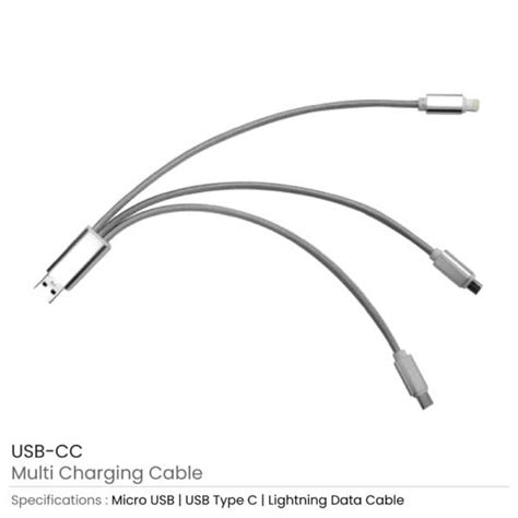 Multi Charging Usb Cable Mobile Accessories With Logo Magic Trading Company Mtc