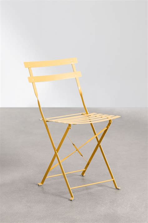 Conjunto De Mesa Ø60 Cm E 2 Cadeiras Dobráveis Sergey Sklum
