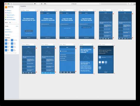 Prototyping Ios And Android Apps With Sketch With A Freebie