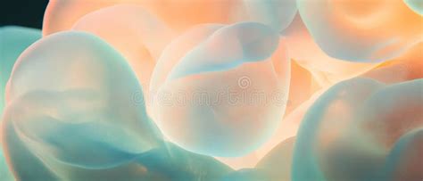 Soft Overlapping Circles Create A Calming And Abstract Background With Gradients Stock