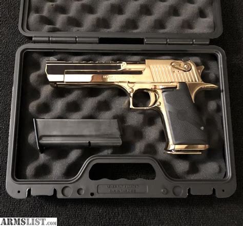 Armslist For Trade Titanium Gold Desert Eagle 50ae Ammo