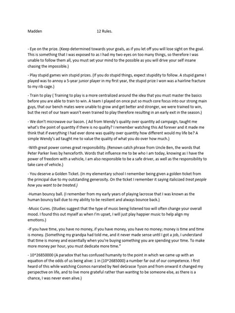 12 Rules Pdf Batman