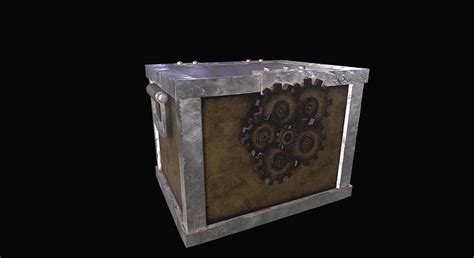 Box Of Gears 3d Model Cgtrader