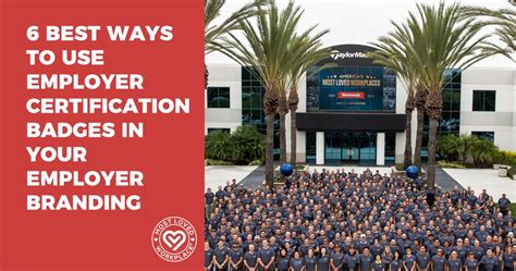 Using Of Certification Badges In Branding Most Loved Workplace®