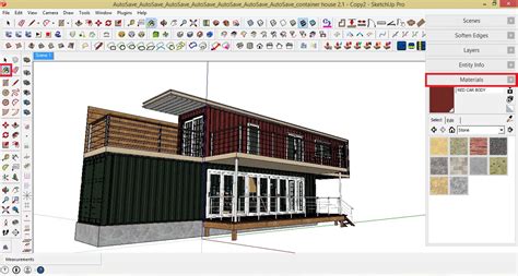 The Making Of Container House Sketchup V Ray And Post Production Tutorial