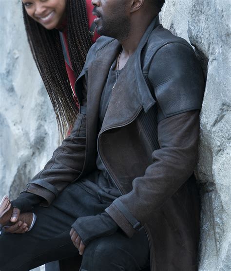 Star Trek Discovery Cleveland Booker Leather Trench Coat David Ajala