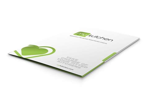 Slick New Presentation Folder Design Kitchendesign Graphicdesign