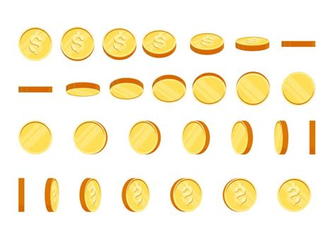 Ancient Egyptian Coins Set Royalty Free Vector Image