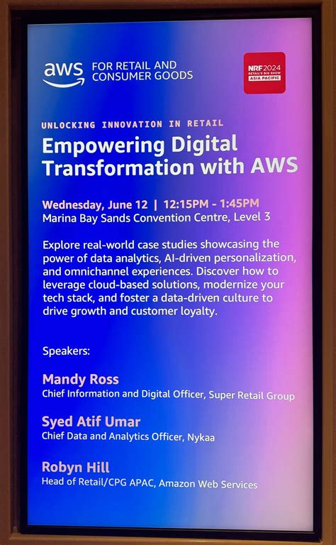 Syed Atif Umar On Linkedin At The Nrf 2024 Retails Big Show Asia
