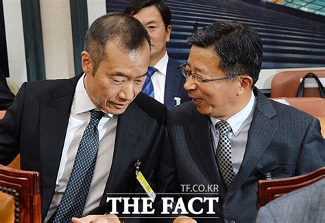 Tf포토 국감 증인 출석한 굴지의 건설사 대표들 포토 기사 더팩트