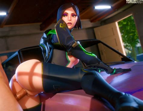 Rule 34 Riot Games Torusdust Vaginal Penetration Valorant Video Game Character Viper Valorant