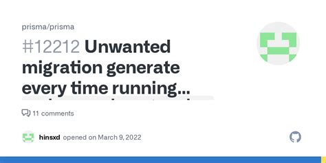 Unwanted Migration Generate Every Time Running `prisma Migrate Dev` With Edited Migration File