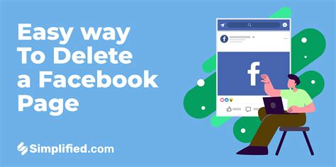 how to delete a facebook page easy way simplified