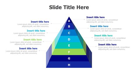 8 Levels 3D Pyramid 53 Inforgraphics Slides