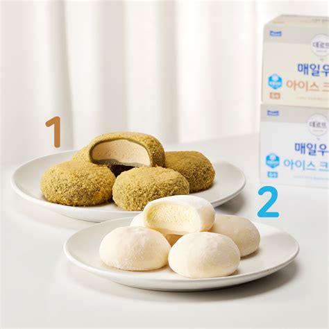 매일유업 매일우유 아이스 크림떡 우유크림 1박스6입