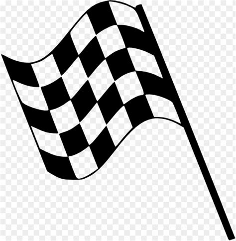 Black And White Finish Line Transparent Background Checkered Fla