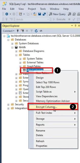 Welcome To TechBrothersIT How To Use Always Encrypted In Azure SQL
