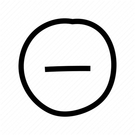 Circle Interface Subtract Ui Minus Icon Download On Iconfinder
