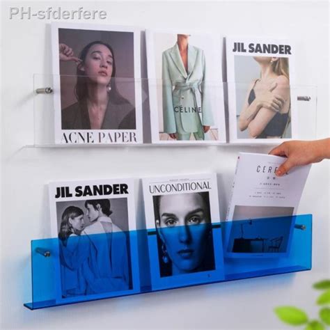Catch Your Eyessfderfere Wall Mounted Acrylic Brochure Holder Magazine