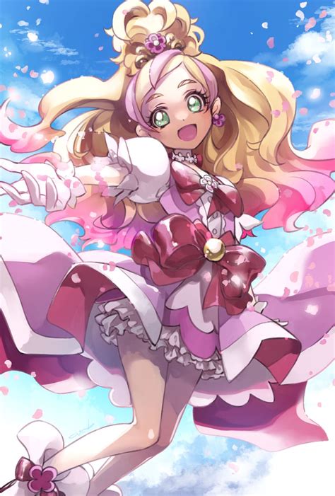 Haruno Haruka And Cure Flora Precure And 1 More Drawn By Kandori