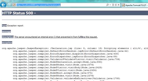 JSP Scripting Tags JSP Tutorial By Wideskills
