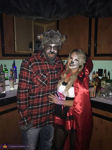 Bitten Little Red Riding Hood And Big Bad Wolf Costume Diy Costumes