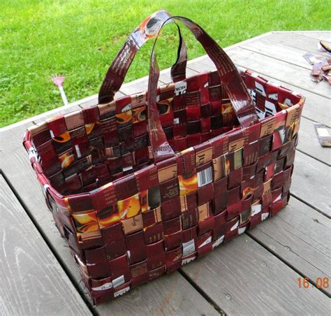 Koppa JuhlaMokka Pusseista Coffee Bag Crafts Upcycle Repurpose Recycled Crafts