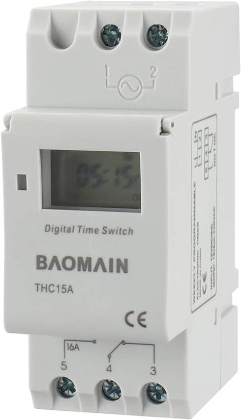 12V Timer Switch Programmable DC AC Solar Battery Powered 12 Volt
