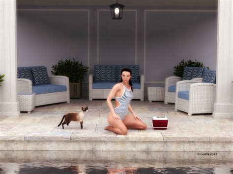 Summer Pool D Render Digital Art By Gise