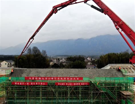 池黄高铁牵引变电所全部封顶，变电所周界布防，这样做万无一失！