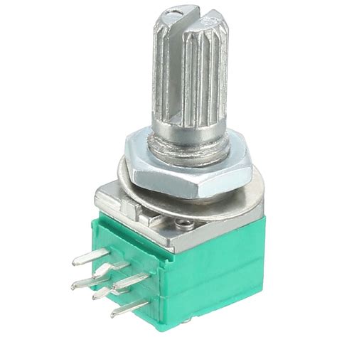 Rk097g 50k Ohm Variable Resistors Dual Carbon Film Taper Potentiometer