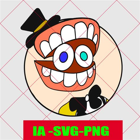 Caine Sticker The Amazing Digital Circus Svg Caine Sticker C Inspire