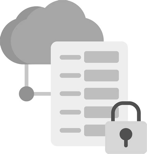 Data Lock Vector Icon 37861776 Vector Art At Vecteezy