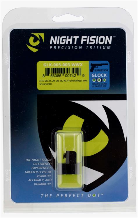 Night Fision Glk00503wgwg Night Sight Set Square Glock Night Fision
