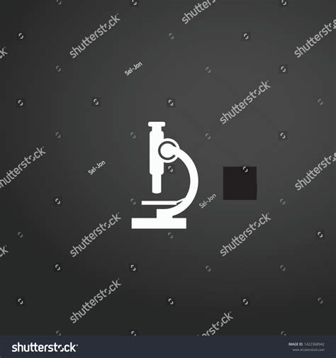 Microscope Side View Vector Icon Microscope Stock Vector Royalty Free