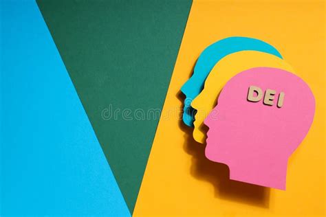 Concept Of Diversity Inclusion And Equality Space For Text Stock
