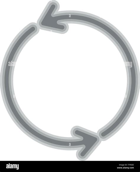 Isolated Refresh Arrow Symbol On White Background Stock Vector Image And Art Alamy