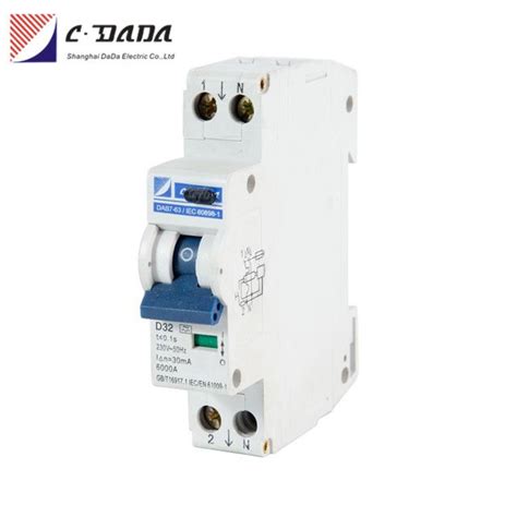 6ka High Breaking Capacity RCBO Shanghai Dada Circuit Breaker High