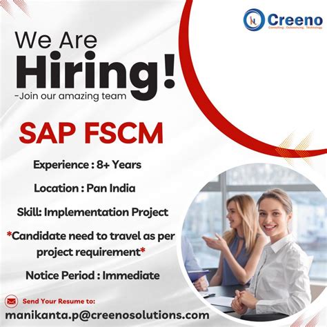 Hiring Hiringnow Sap Fscm Sapfscm Sapjobs Experience Panindia Paniandajobs Immediate