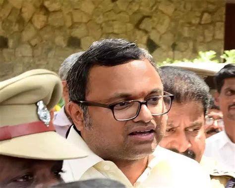Karti Appears Before Ed In Money Laundering Case Probe