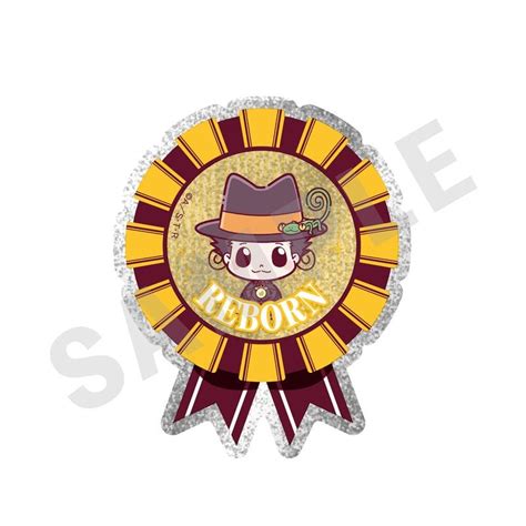 家庭教師ヒットマンreborn ミニキャラスーツシリーズ キラキラお名前バッジ リボーン｜アニメ・キャラクターコラボグッズのecならeeo